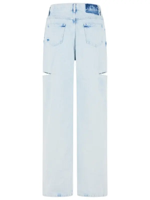 MAISON MARGIELA Cut-out' Light Denim Jeans