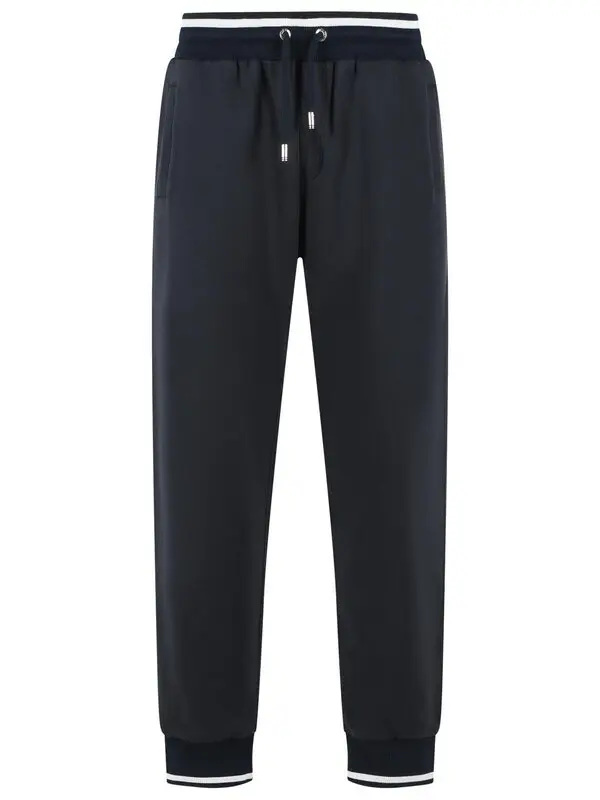 Dolce & Gabbana Jogger' Cotton Pants - Blue