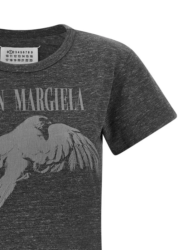 MAISON MARGIELA Graphic Print T-shirt - Gray