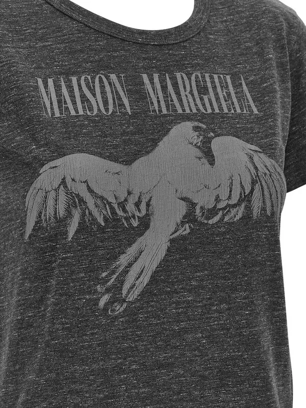 MAISON MARGIELA Graphic Print T-shirt - Gray