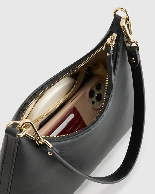 Quince Blair Small Shoulder Bag - Black