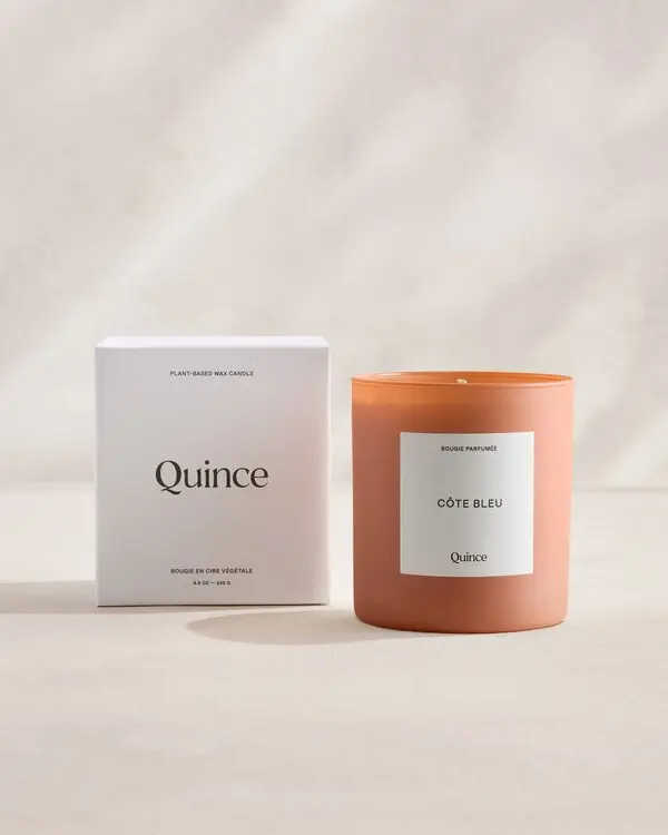 Quince Côte Bleu Limited Edition Candle, Plant-based Wax