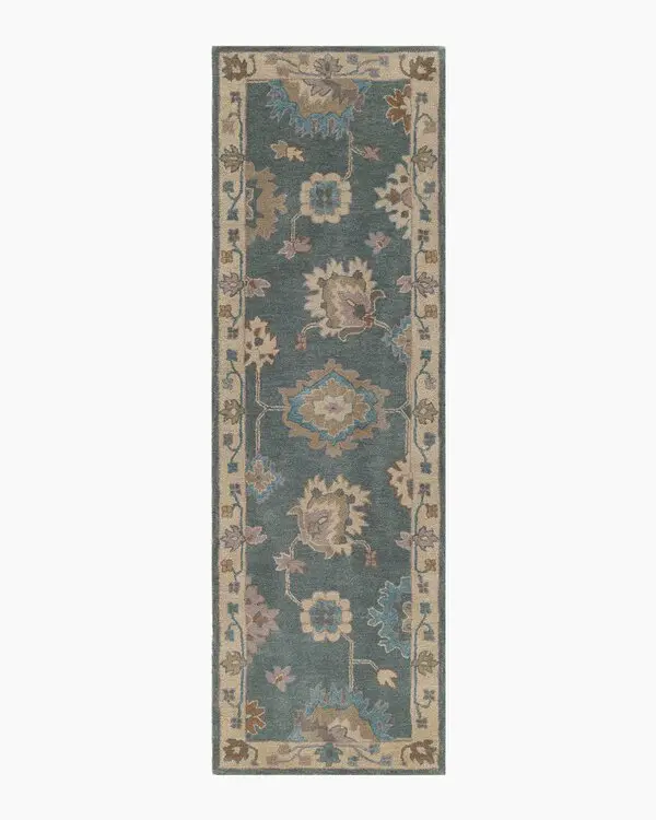 Quince Elowen Wool Rug - Blue