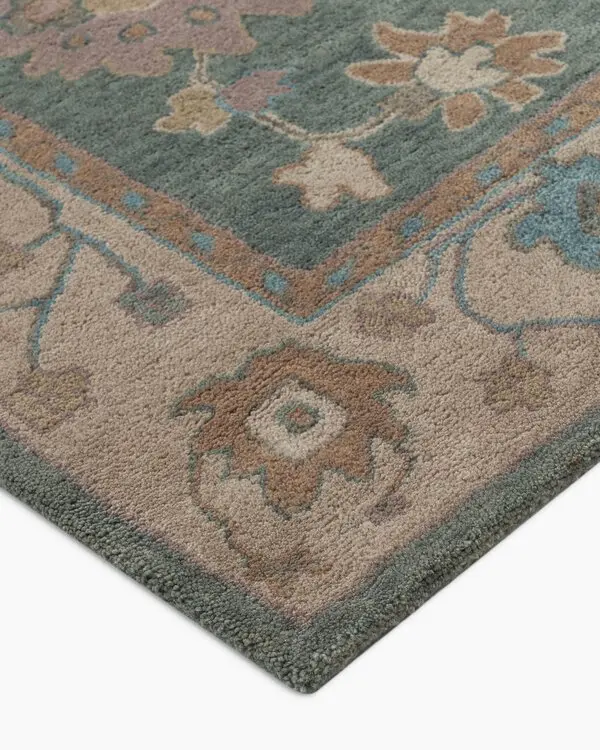 Quince Elowen Wool Rug - Blue