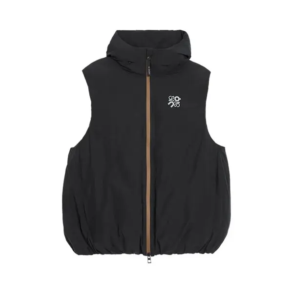 On X Loewe Puffer Vest - Black