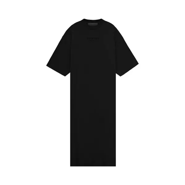 Fear Of God 3/4 Sleeve Dress 'jet - Black