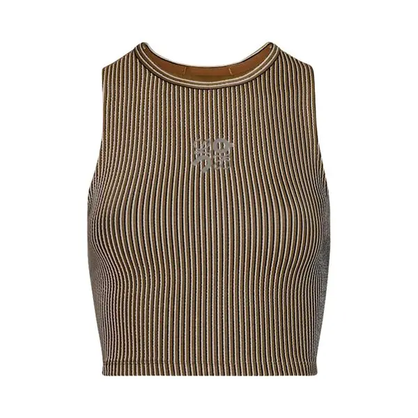 On X Loewe Ribbed Tank Top /pink - Brown