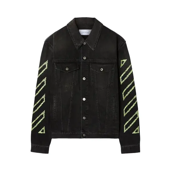 Off-White Fresco Diag Arrow Den Skate Jacket