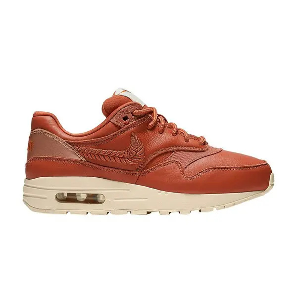 Nike Air Max 1 Premium Gs 'embroidered Swoosh - Tan