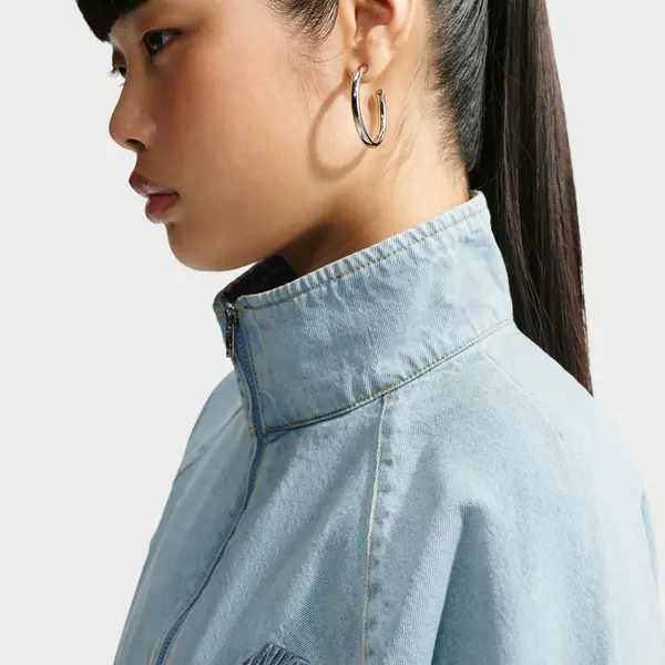 Nike Windrunner Oversized Denim Jacket