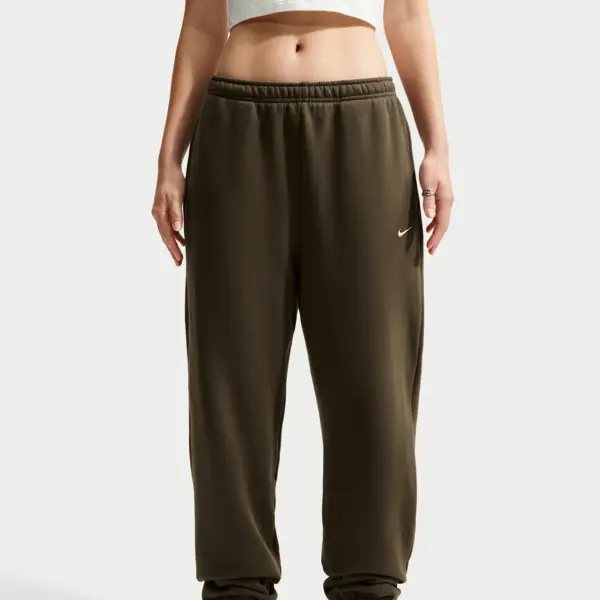 Nike Studio Fleece Medium Weight High-rise Oversized Cuffed Pants