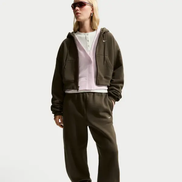 Nike Studio Fleece Medium Weight High-rise Oversized Cuffed Pants