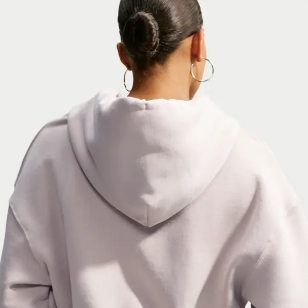 Nike Studio Fleece Oversized Cropped Full-zip Hoodie