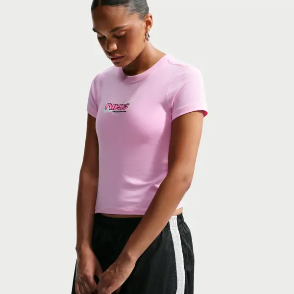 Nike Knit Slim T-shirt - Pink