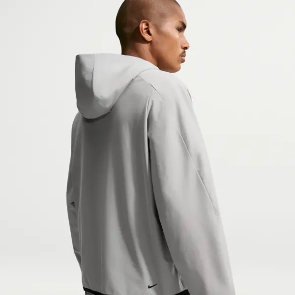 Nike Tech Shori Knit Full-zip Windrunner Jacket - Grey