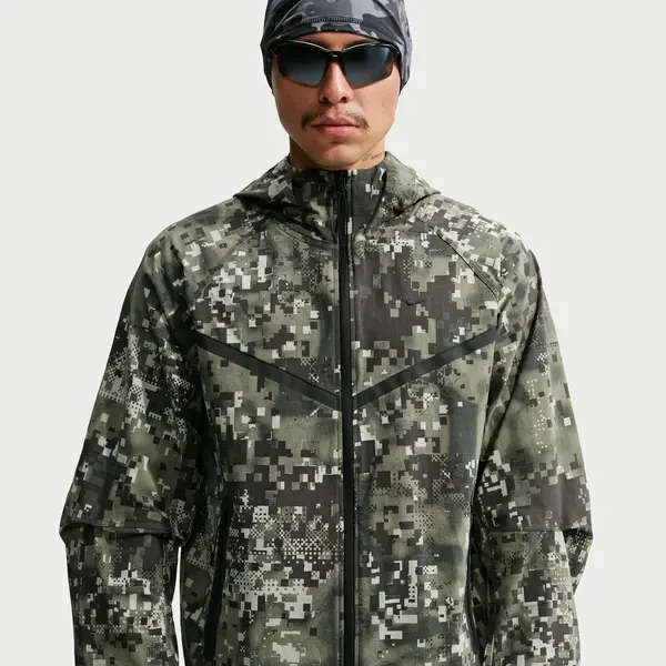 Nike Tech Dri-fit Woven Full-zip Jacket - Grey