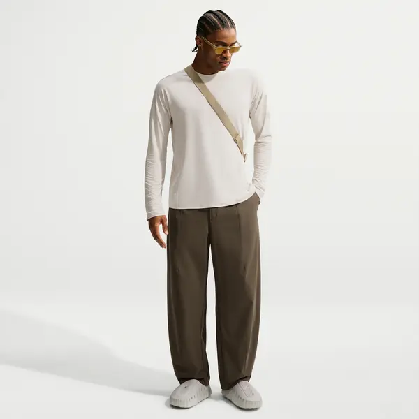 Nike 24.7 Perfectstretch Dri-fit Uv Protection Barrel-leg Pants - Brown