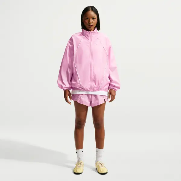 Nike Loose Mid-rise Repel Woven Shorts - Pink