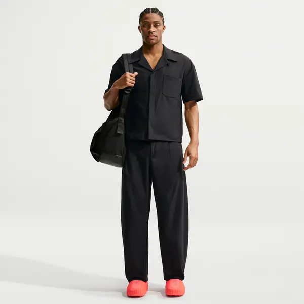 Nike 24.7 Perfectstretch Dri-fit Uv Protection Barrel-leg Pants - Black
