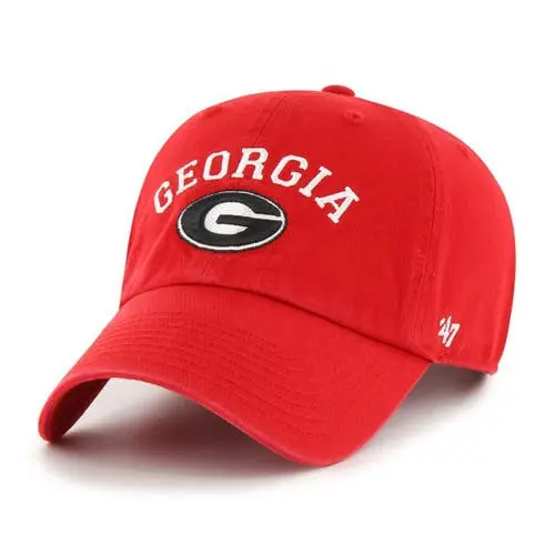 '47 Georgia Bulldogs Classic Arch Clean Up Adjustable Hat - Red