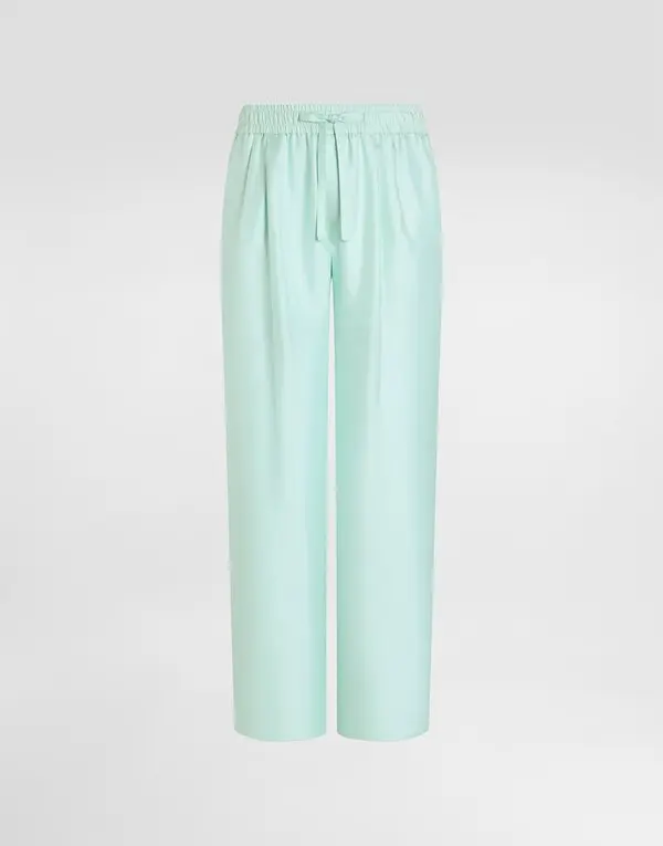 Dolce & Gabbana Silk Twill Jogging Trousers
