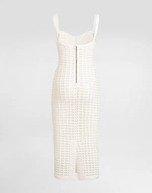 Dolce & Gabbana Crochet Bustier Dress