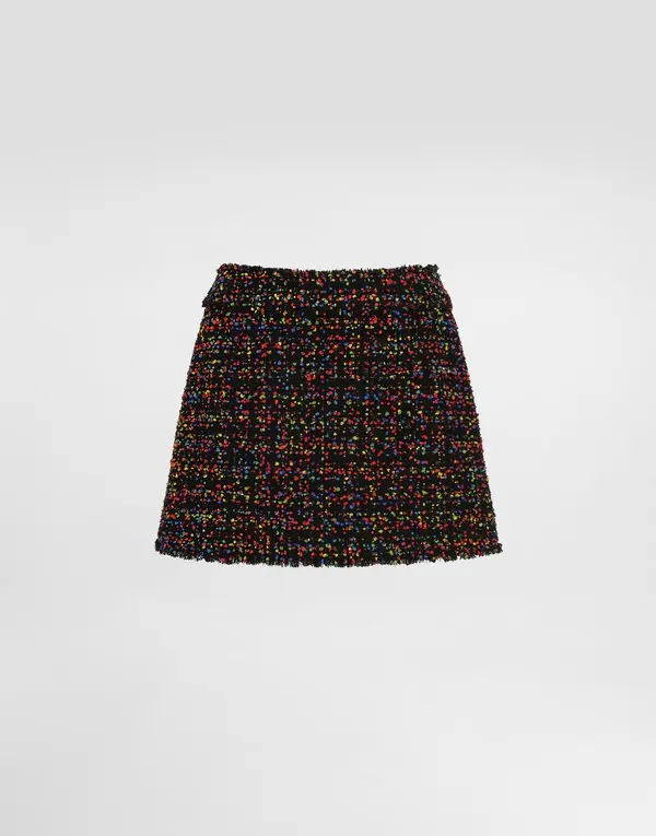 Dolce & Gabbana Tweed Miniskirt