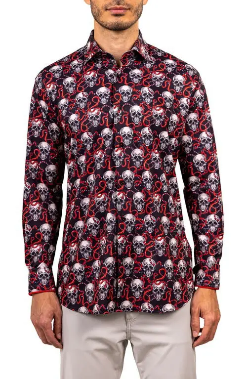 MACEOO Fibonacci Ascension Contemporary Fit Button-up Shirt
