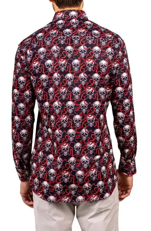MACEOO Fibonacci Ascension Contemporary Fit Button-up Shirt