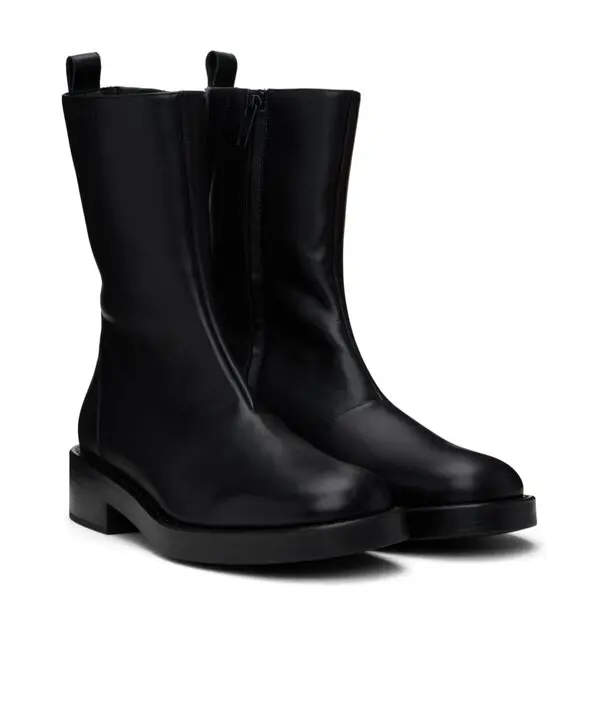 COURREGES Round Toe Rider Boots