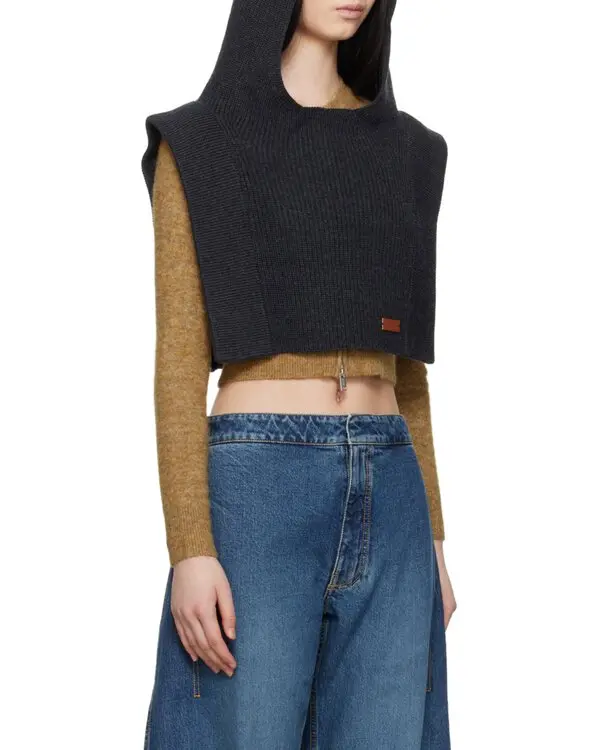 Isabel Marant Étoile Ginny Knitted Collar - Black