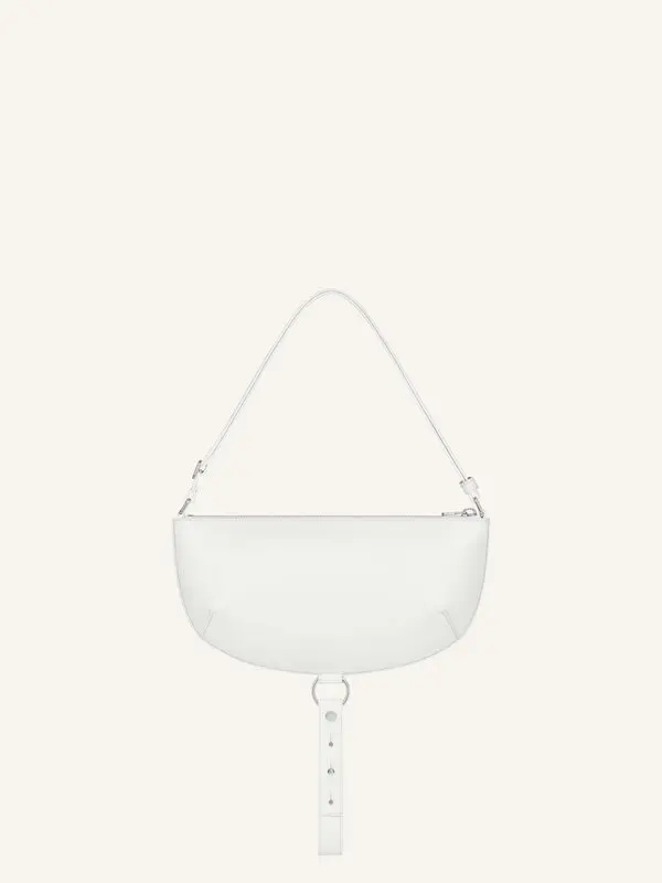 COURREGES Courrèges Holy Eclipse Zipped Shoulder Bag - Off-white