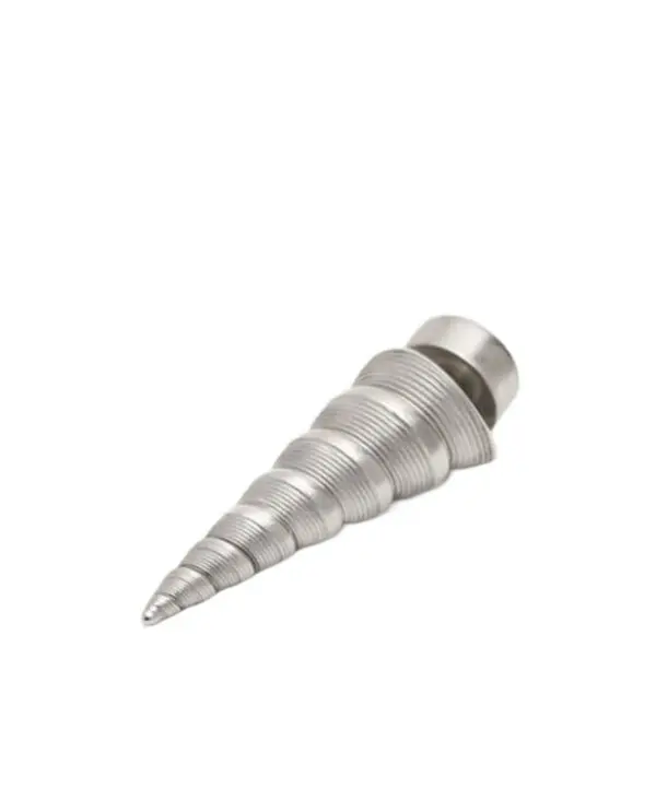 COURREGES Logo-embellished Shell Earring - Gray