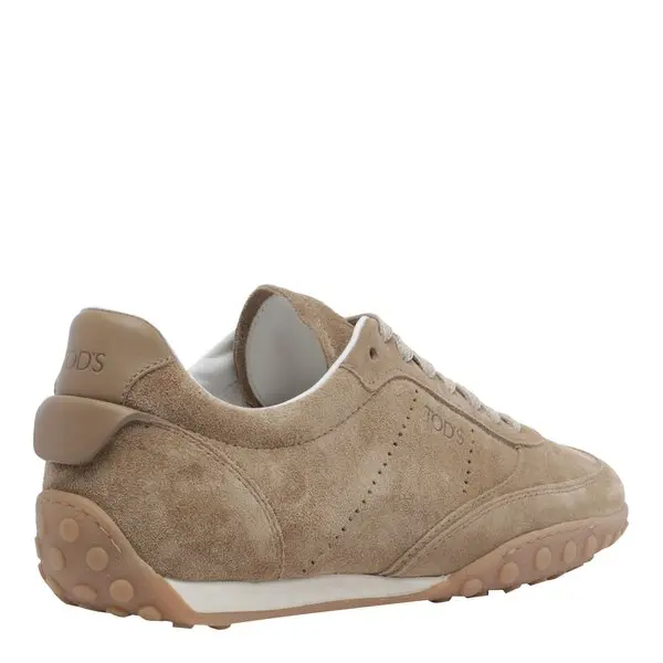 TOD'S Logo-debossed Suede Lace-up Sneakers