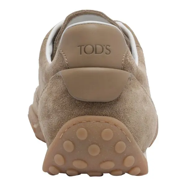 TOD'S Logo-debossed Suede Lace-up Sneakers