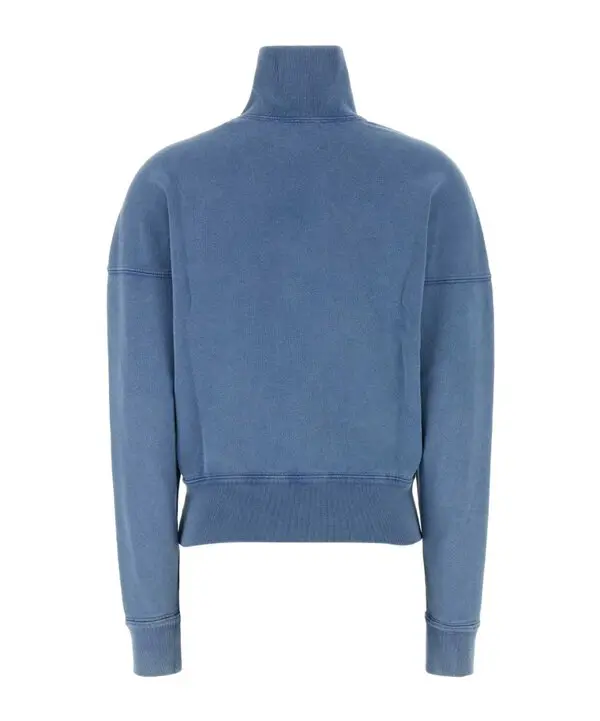 Isabel Marant Étoile Ross Half-zip Sweatshirt - Light Blue