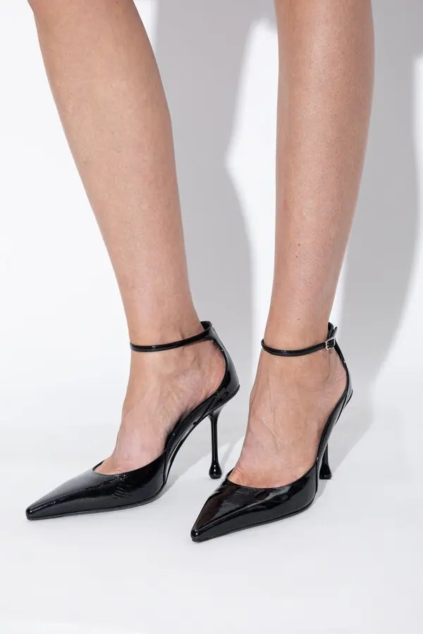 JIMMY CHOO Quinci Patent-finish Pumps