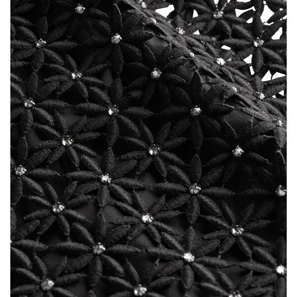 Dior Dioriviera Embroidered Crystal Embellished Lace Maxi Dress