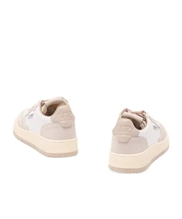 AUTRY Medalist Perforated Low-top Sneakers - Nude