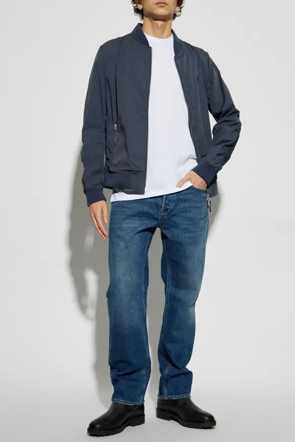 ALLSAINTS Logo-embroidered Bomber Jacket