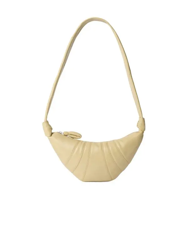 LEMAIRE Small Smooth Leather Bag - Nude