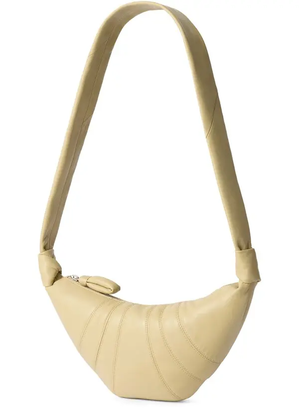 LEMAIRE Small Smooth Leather Bag - Nude