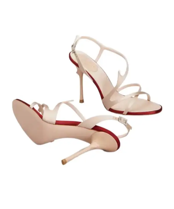 ROGER VIVIER Rose Vivier Sandals In Satin