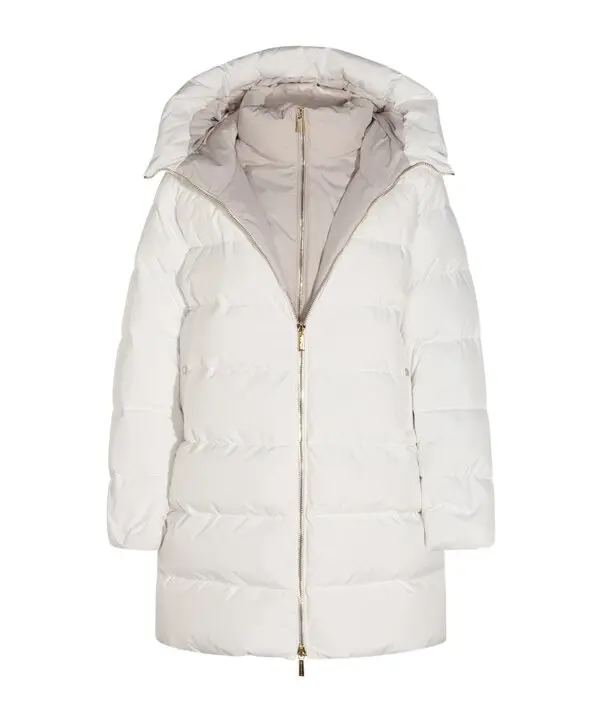 MOORER Hooded Quilted Coat