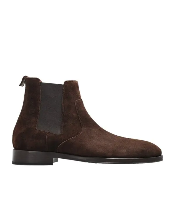Paul Smith Suede Chelsea Boots - Black