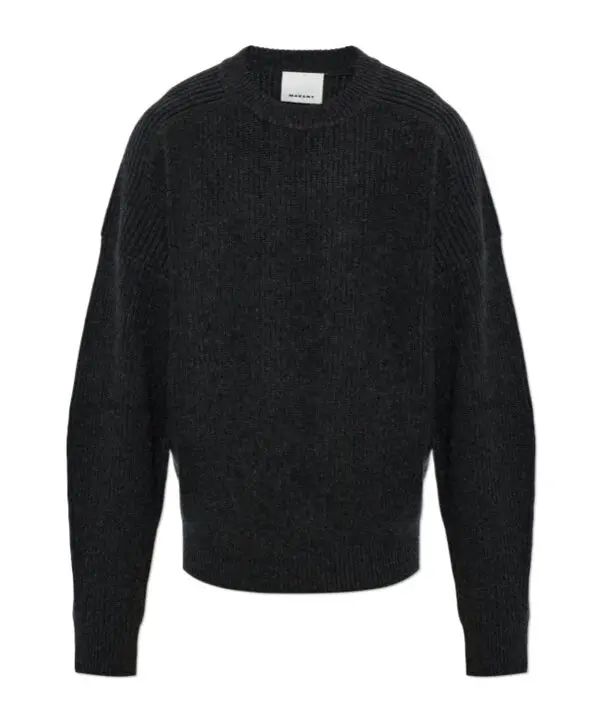 Isabel Marant Étoile Larry Ribbed Knit Pullover - Dark Grey