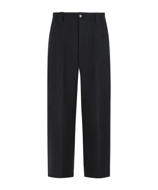Closed Romi Cropped Wide-leg Pants - Black