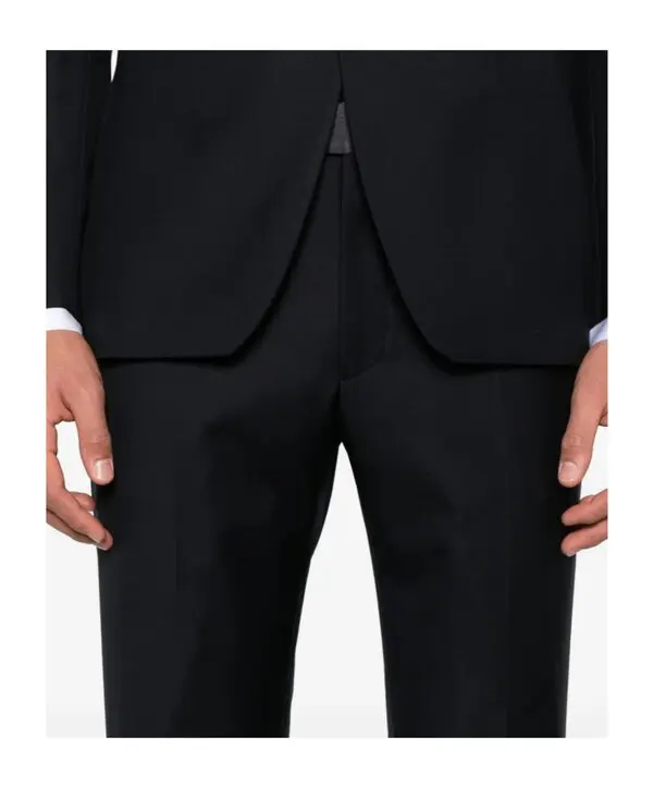 Tagliatore Satin-lapel Virgin-wool Suit