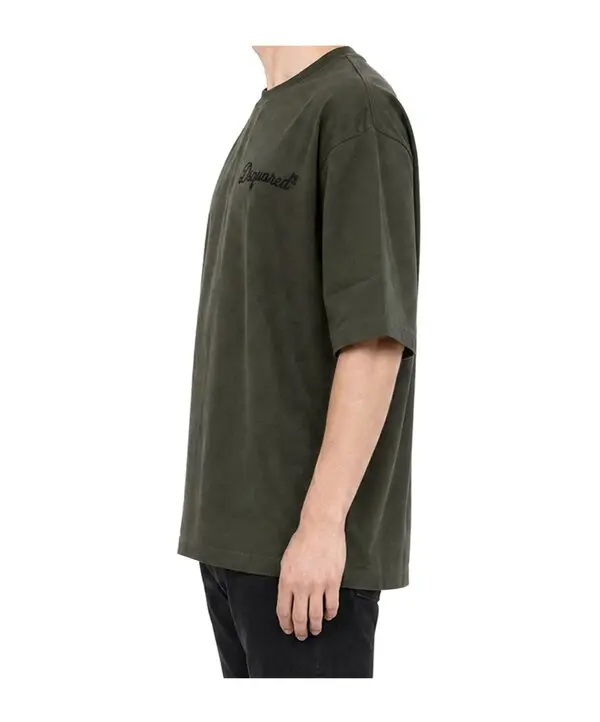 Dsquared2 Logo Embroidered Crewneck T-shirt