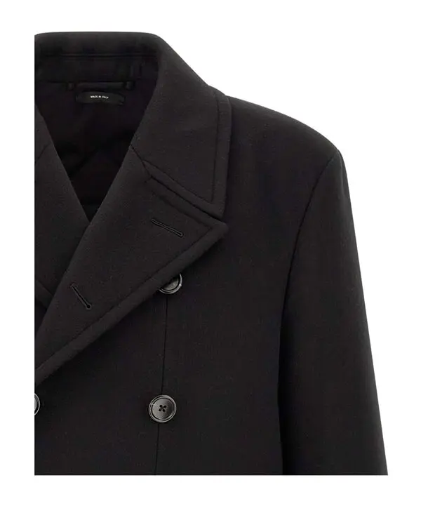 TOM FORD Luxury Melton Officer Coat